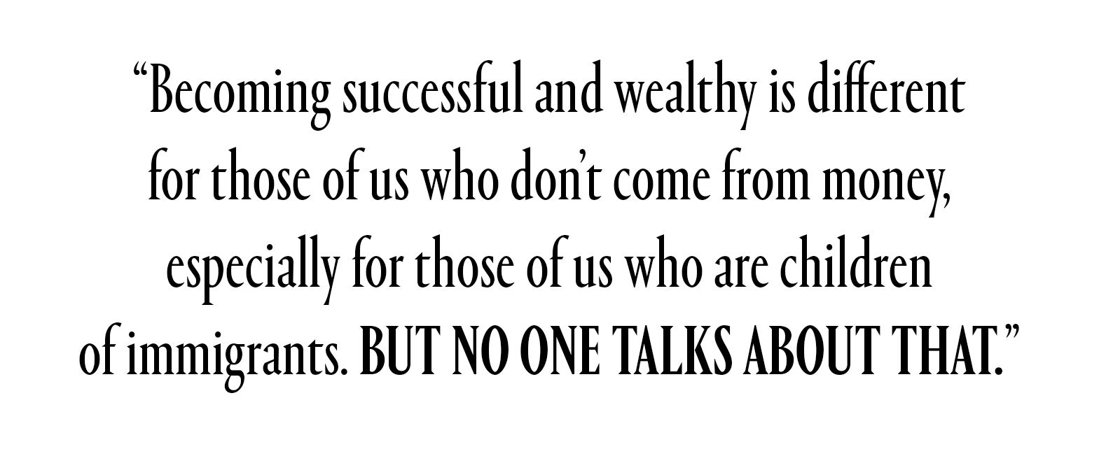 I'm the First Person in My Family to Be Rich | Marie Claire