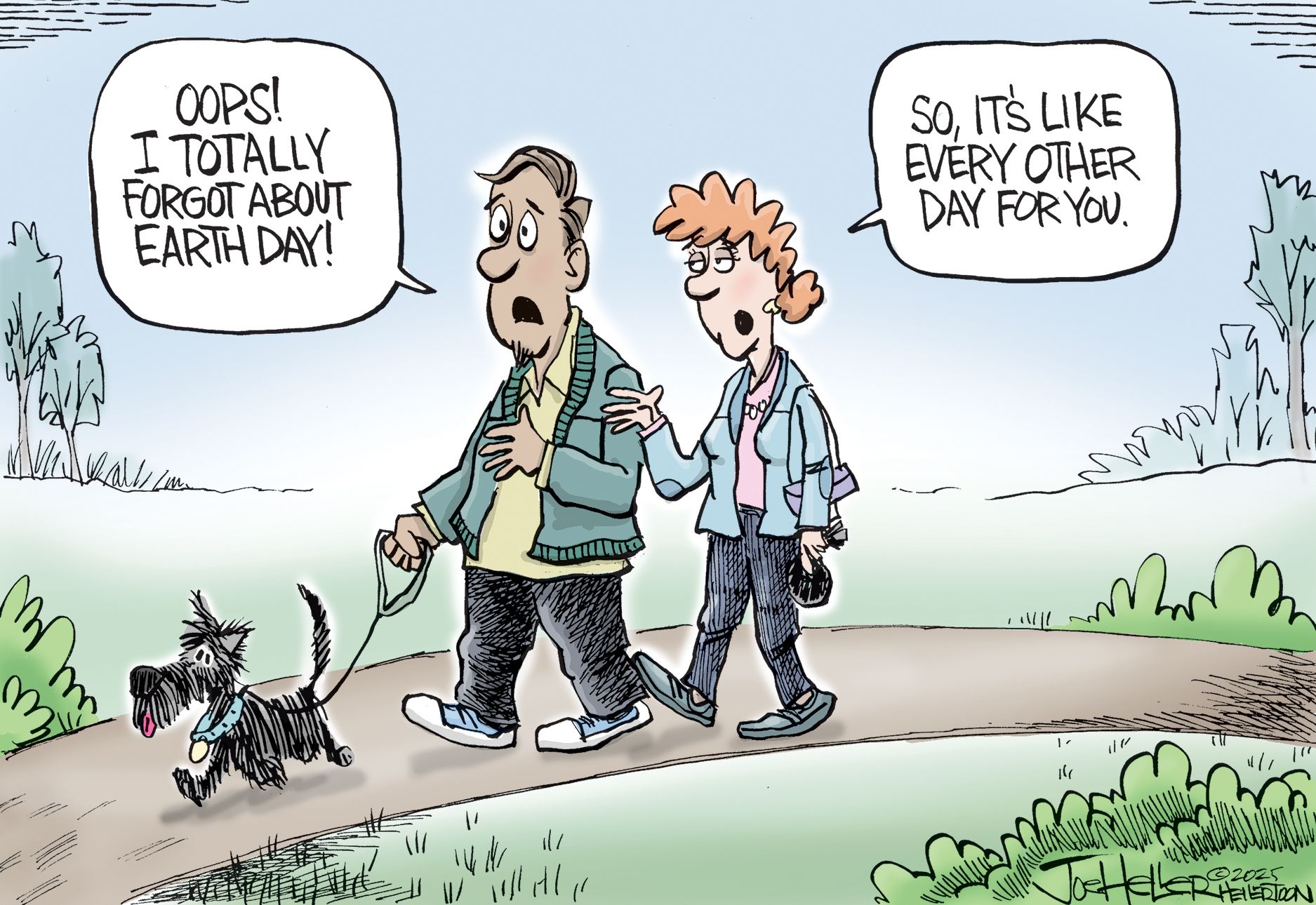 Today's political cartoons - April 22, 2025 | The Week