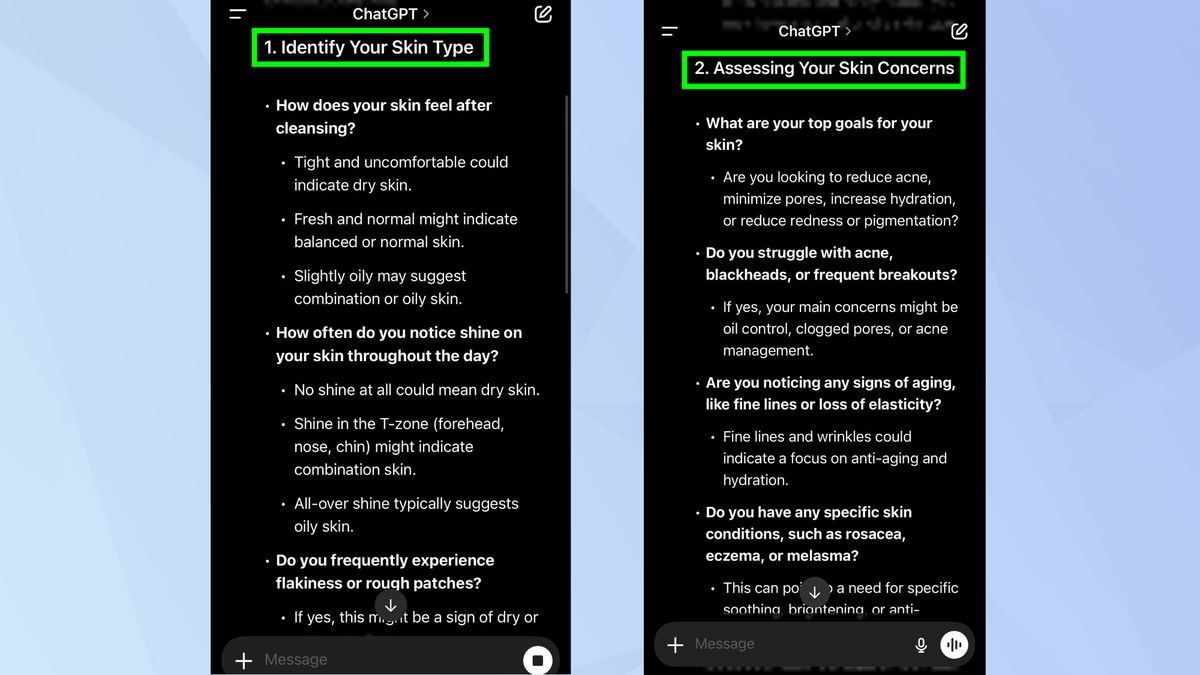 I used ChatGPT to improve my skin — here's what happened | Tom's Guide