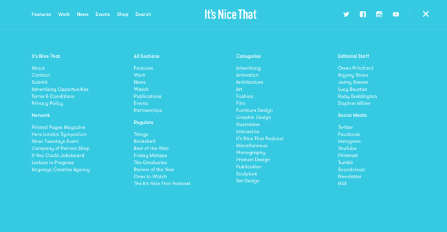 Top web navigation trends | Creative Bloq