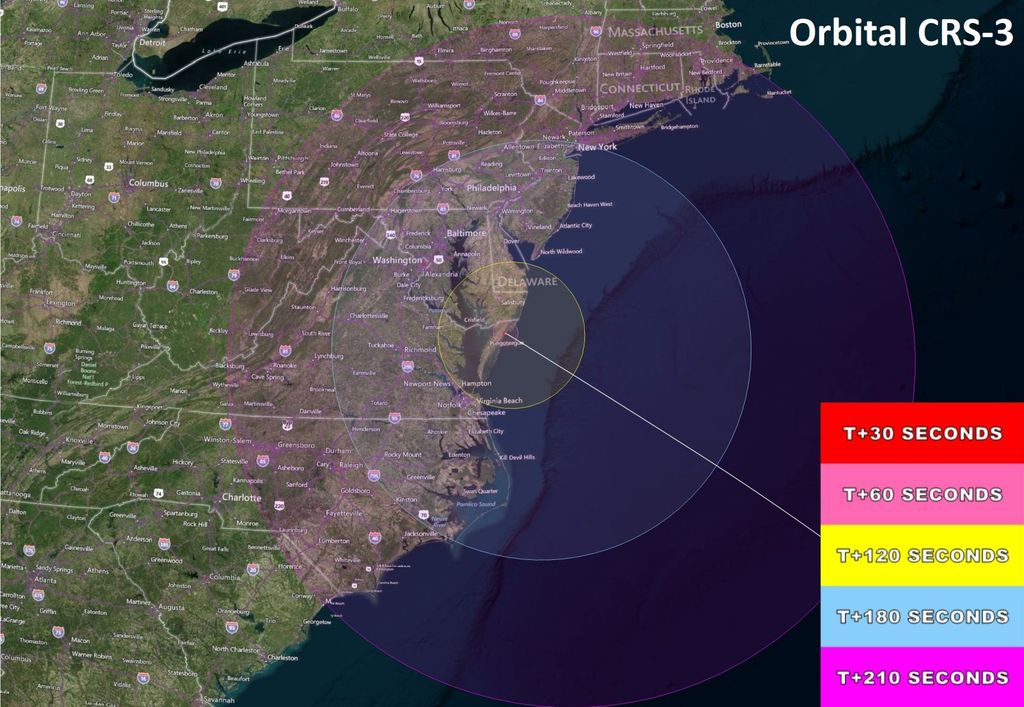 See the Antares Rocket's 1st Night Launch from East Coast (Visibility ...