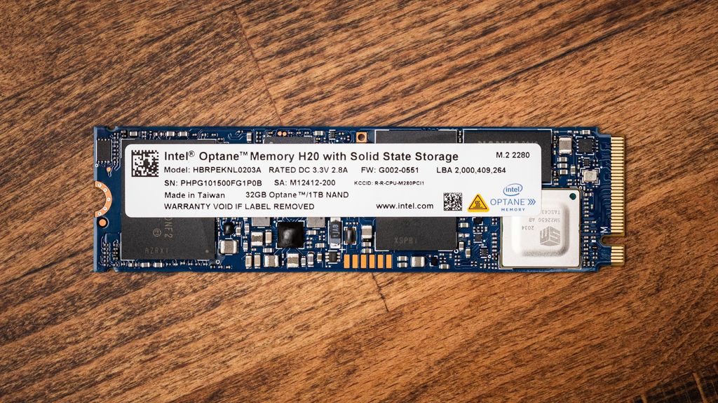 Intel Optane Memory H20 M.2 NVMe SSD Review: Running Optane and Flash ...