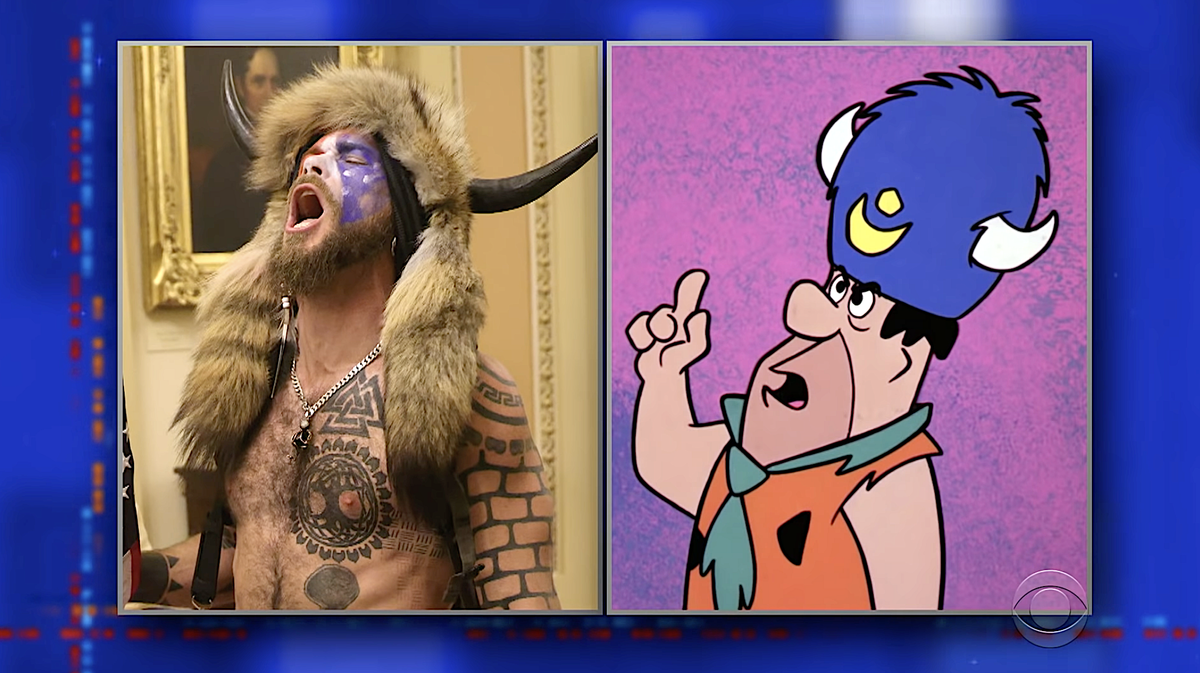 Late night hosts find justice and jokes in 'QAnon Shaman' Jacob ...