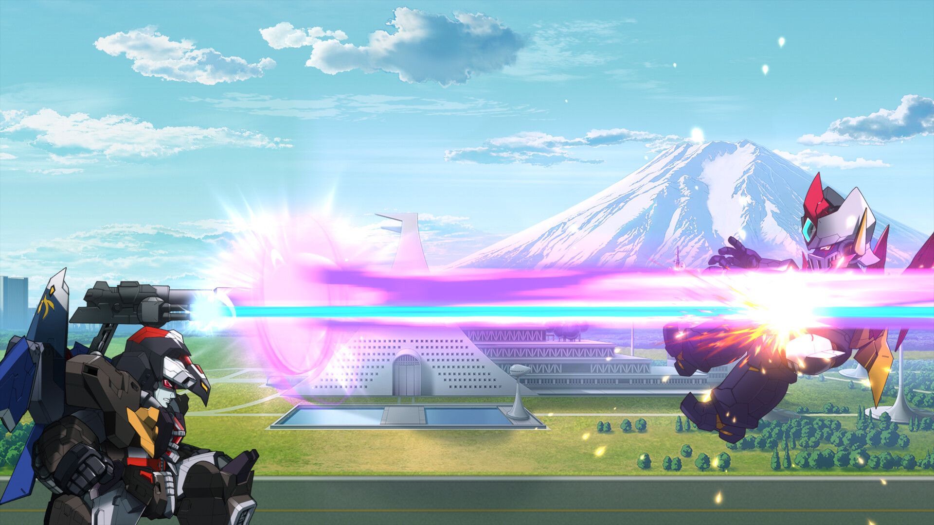 This fighter is Marvel Vs Capcom for classic mecha anime sickos ...