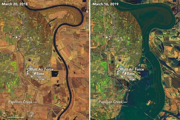 Nebraska Flooding Seen from Space in Dramatic Detail | Live Science