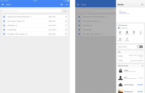 Google Docs for iPhone and iPad review: It's just as bad as Google ...