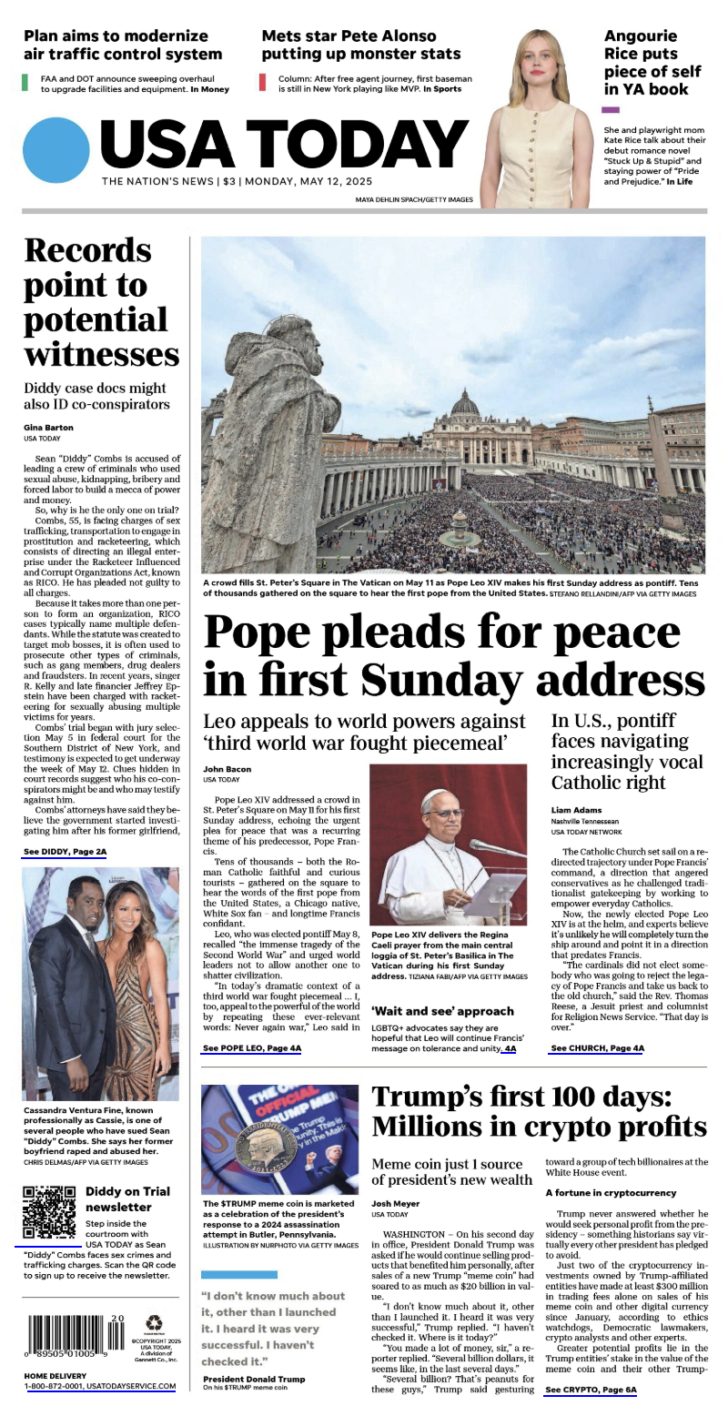 Today's front pages: 'Trump's Mideast focus is business' | The Week