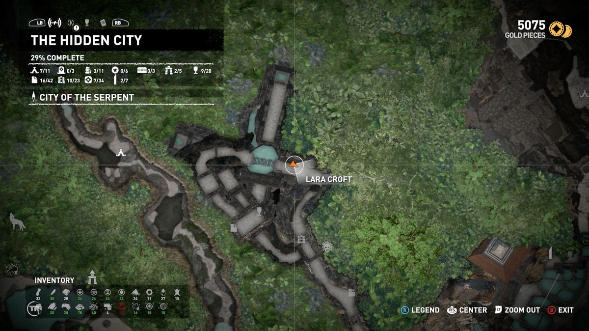 The Hidden City relics, map and backpack locations - Complete Shadow of ...