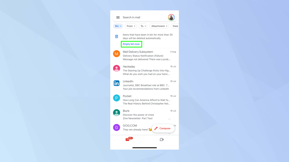 How to empty trash in Gmail | Tom's Guide
