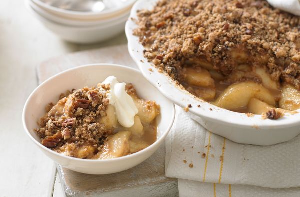 Rhubarb and raspberry crumble | British Recipes | GoodtoKnow