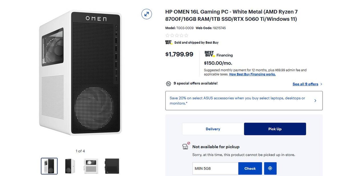 RTX 5060 Ti release date just tipped for April 16 — HP seemingly ...