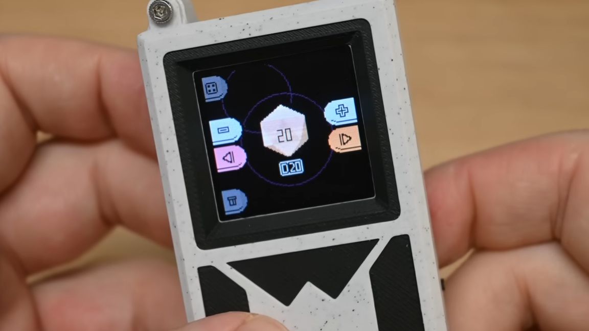 This Raspberry Pi Pico 3D printed digital dice throws luck to the ...