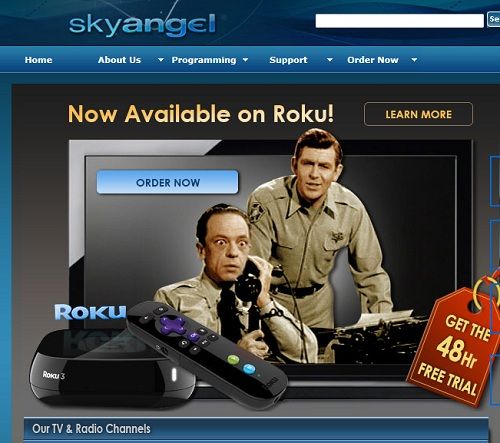 Roku Tunes in Sky Angel | Next TV