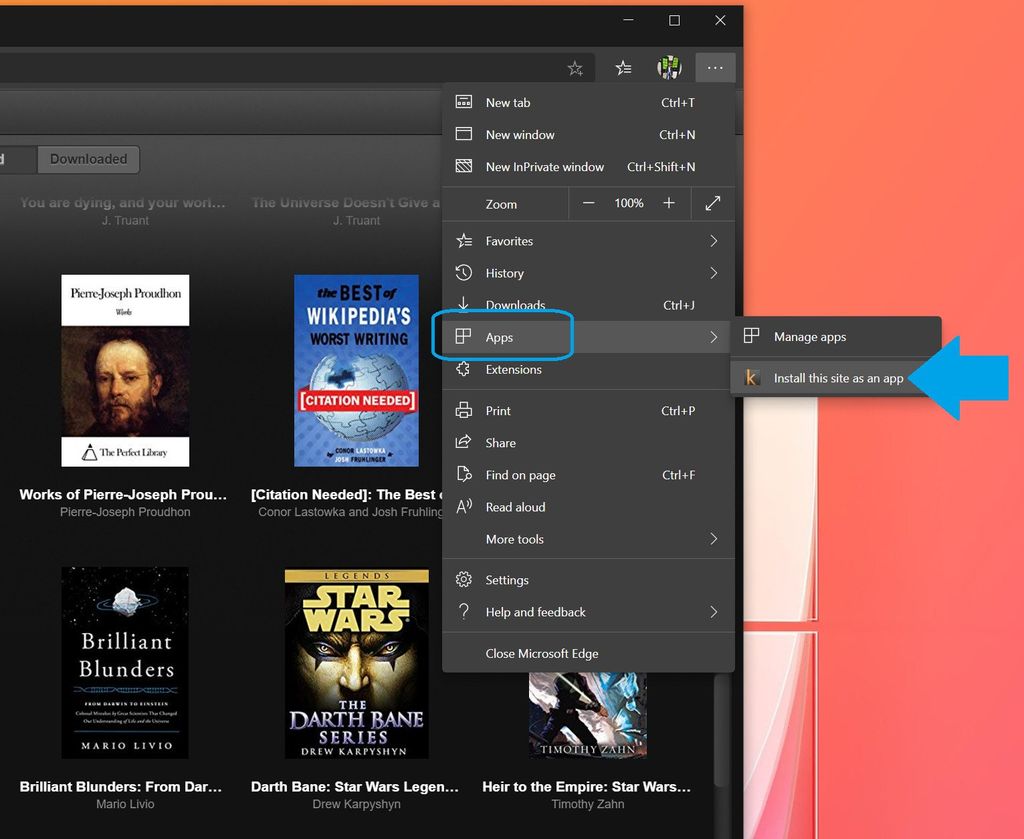 How to read Kindle books using the new Microsoft Edge for Windows 10 ...