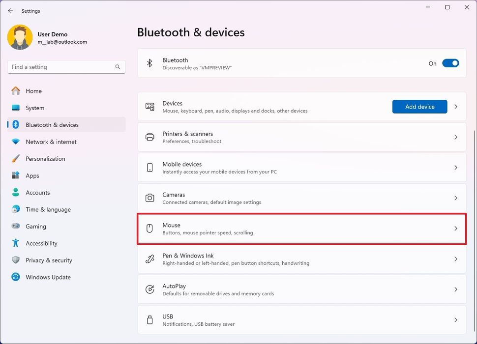 How to enable reverse mouse and touchpad scrolling on Windows 11 ...