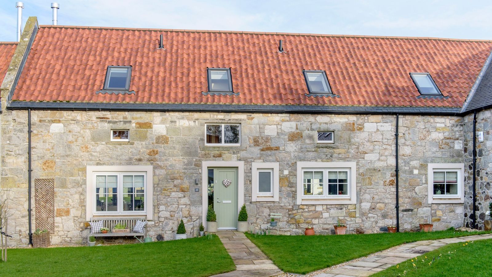 Enjoy a wander around this renovated old farm steading in Scotland ...