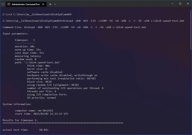 How To Test Hard Drive Performance With Diskspd On Windows 10 Windows