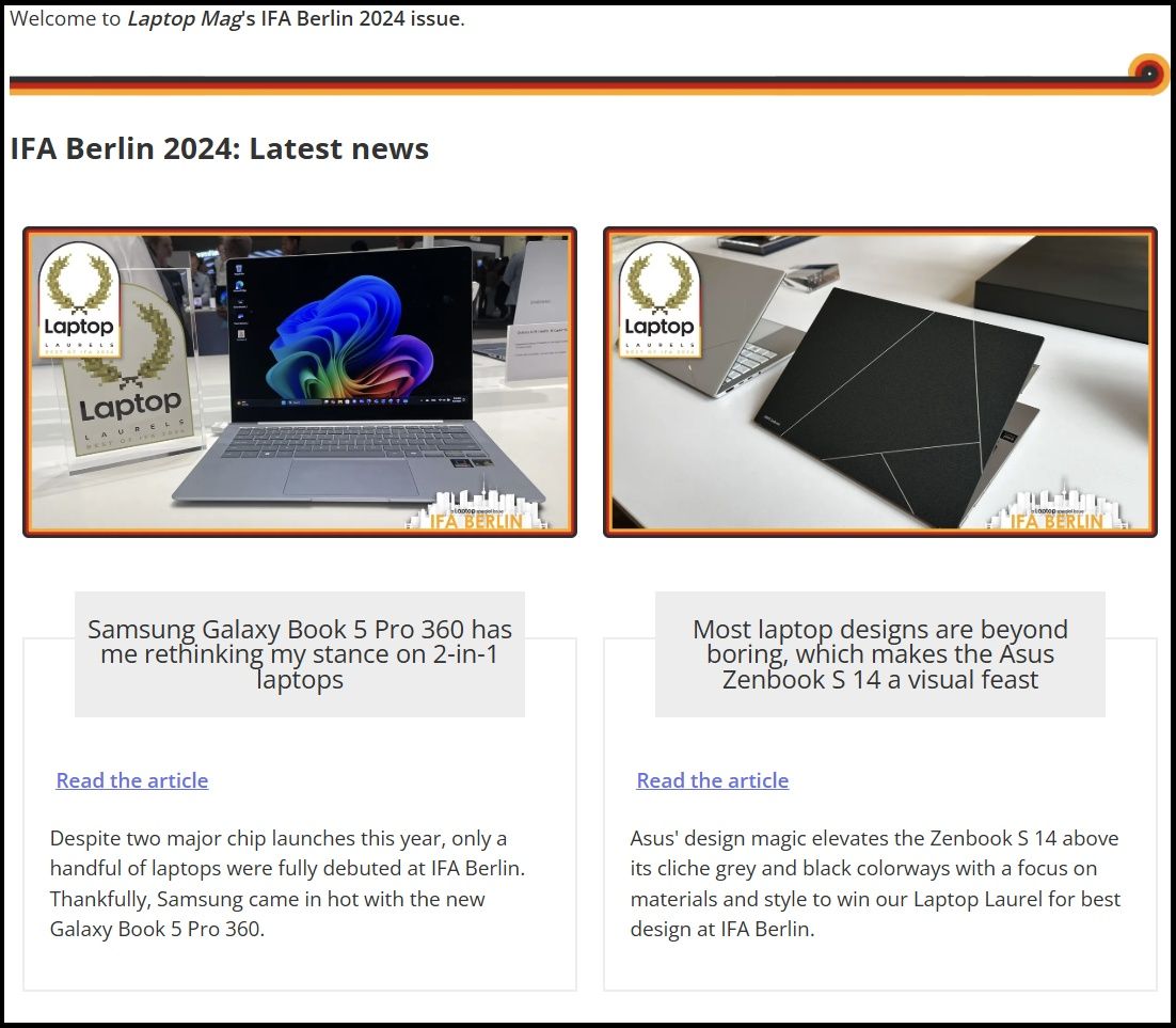 Special Features | Laptop Mag