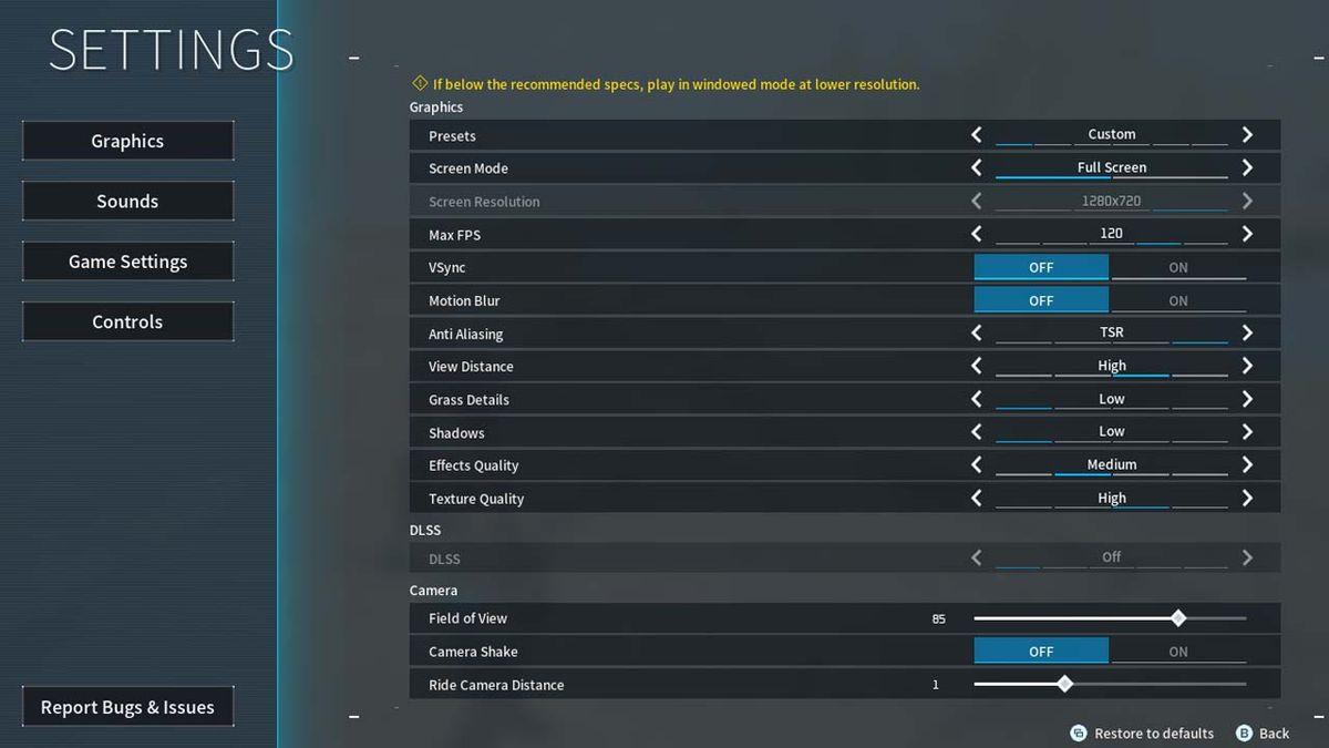 Best Palworld Rog Ally Graphics Settings For Playing On The Gaming