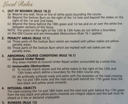 How To Read A Golf Score Card | Golf Monthly