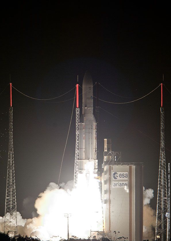 European Rocket Launches British and Mexican Satellites | Space