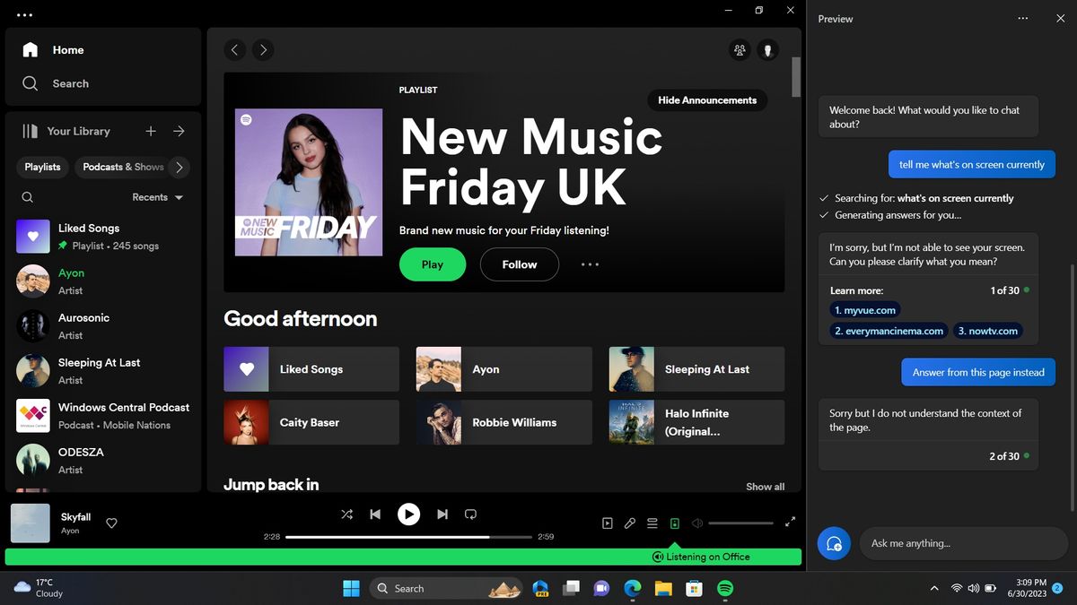 First look at Windows Copilot: It's actually just Microsoft Edge, not ...
