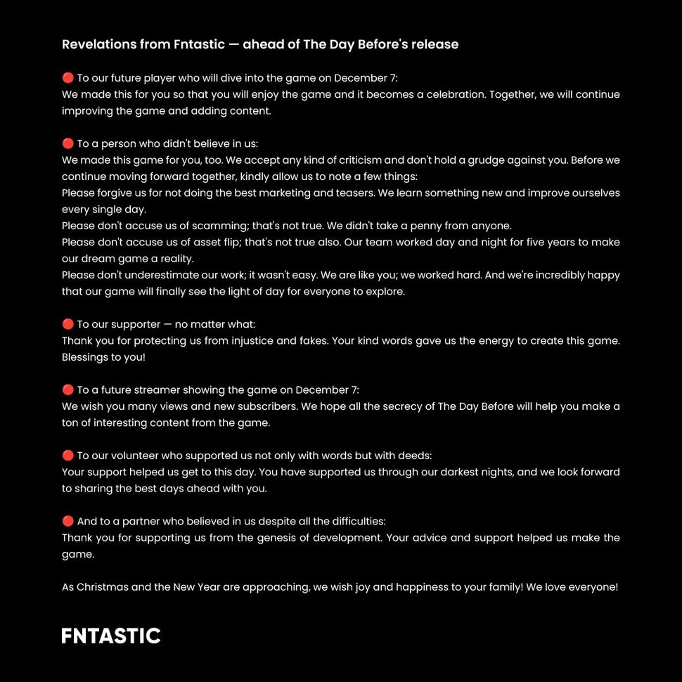 The Day Before saga, explained: From Steam's most wishlisted game to ...