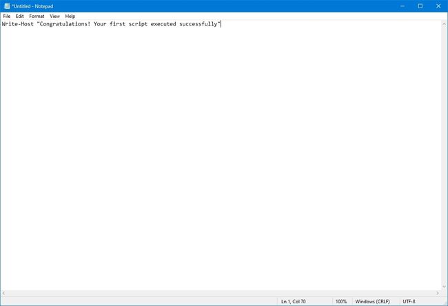 How To Create And Run A Powershell Script File On Windows 10 Windows Central