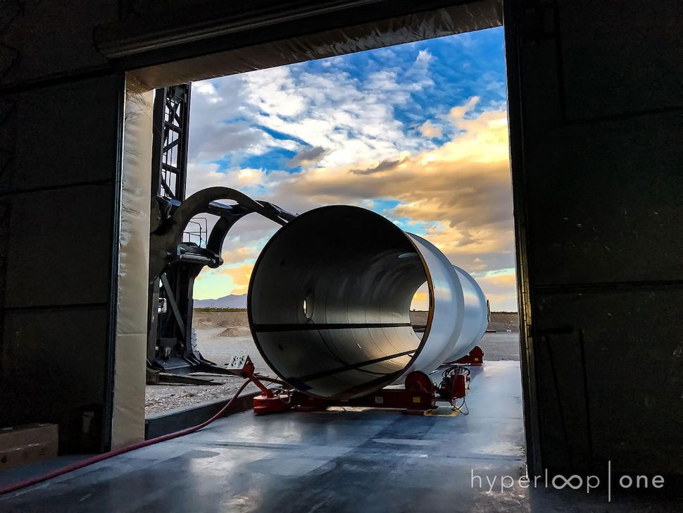 In Photos: Building the Superfast 'Hyperloop One' Transit System of the ...