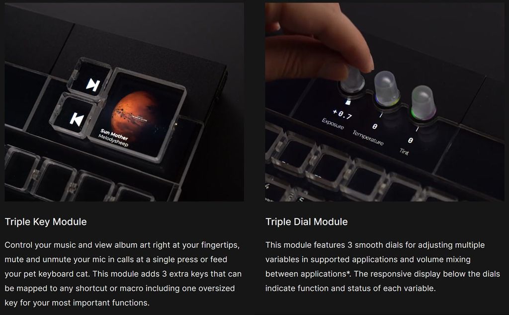 New Keyboard Built From a Full-Size 1080p IPS Screen with Maglev ...