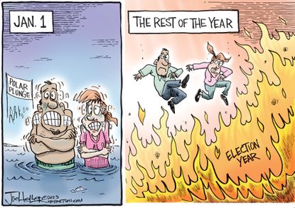 Today's political cartoons - January 3, 2024 | The Week