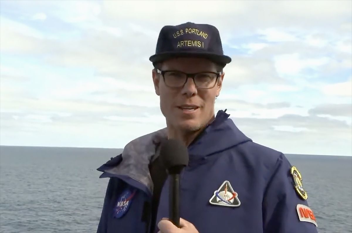 NASA TV coverage of Artemis 1 recovery included 'hat tip' to Apollo | Space