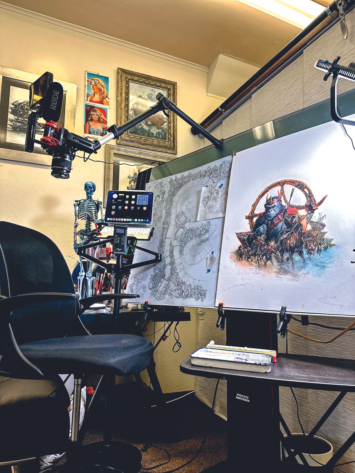 Inside the artist's studio: see the ever-evolving workspace of Mike ...