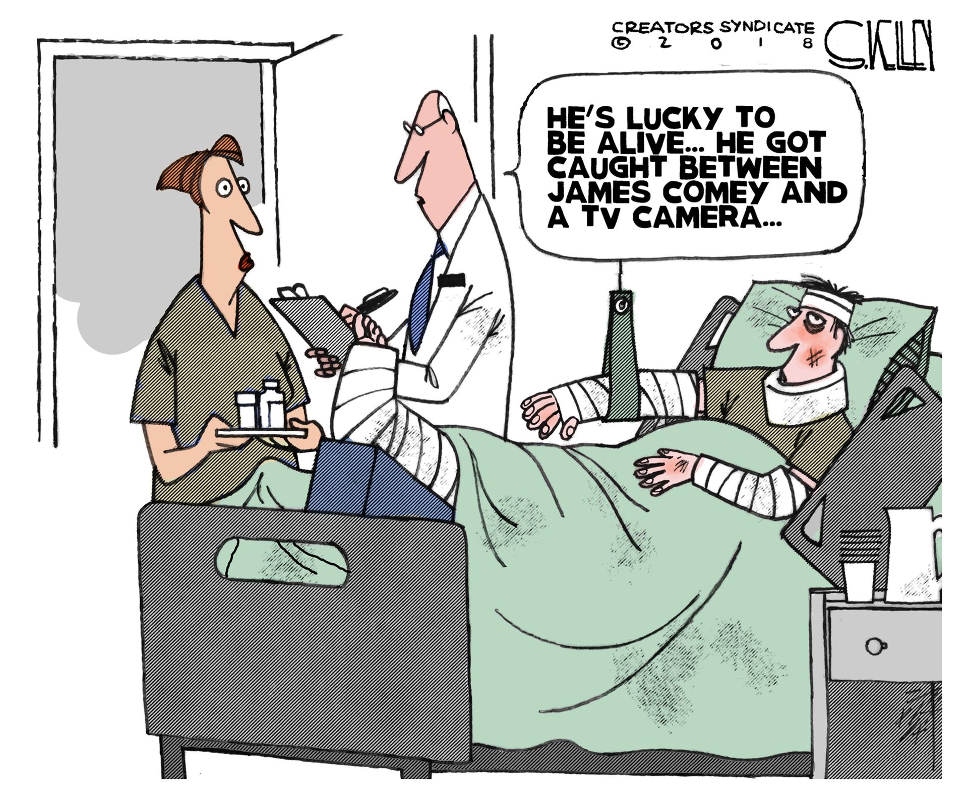 7 scathingly funny cartoons about James Comey's publicity tour | The Week