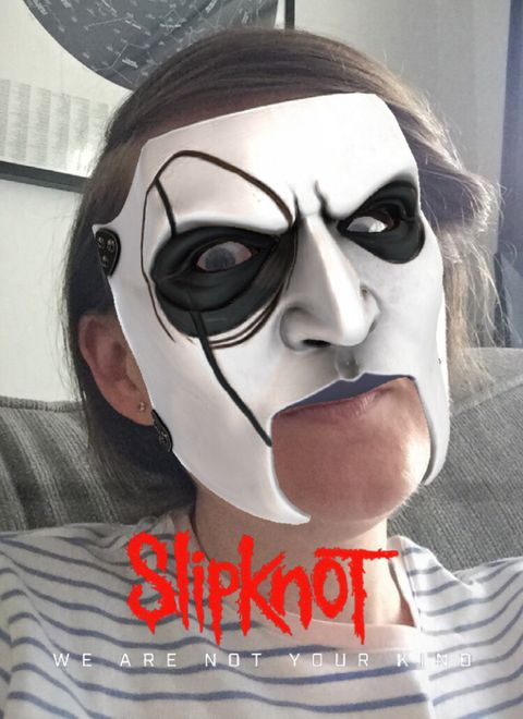You can now wear your favourite Slipknot member's mask on Facebook and ...