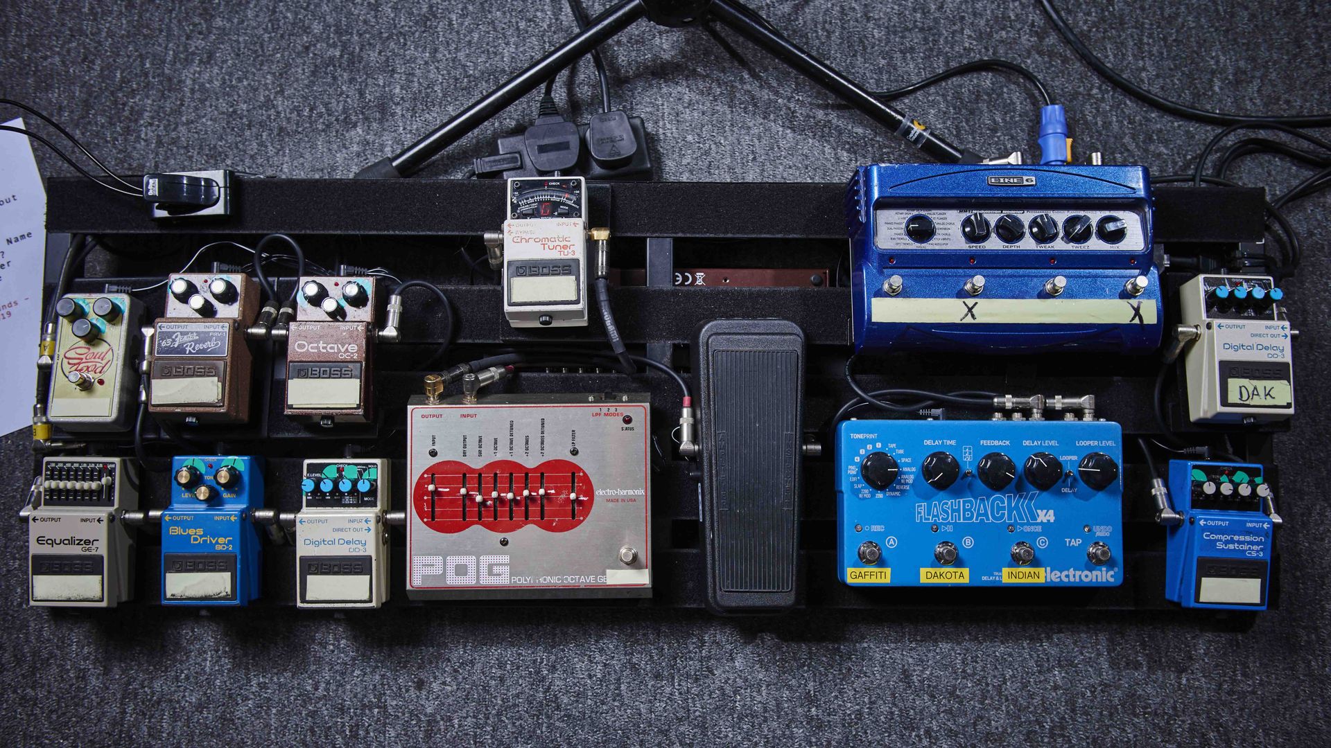 In pictures: 68 pro guitarists' pedalboards | MusicRadar