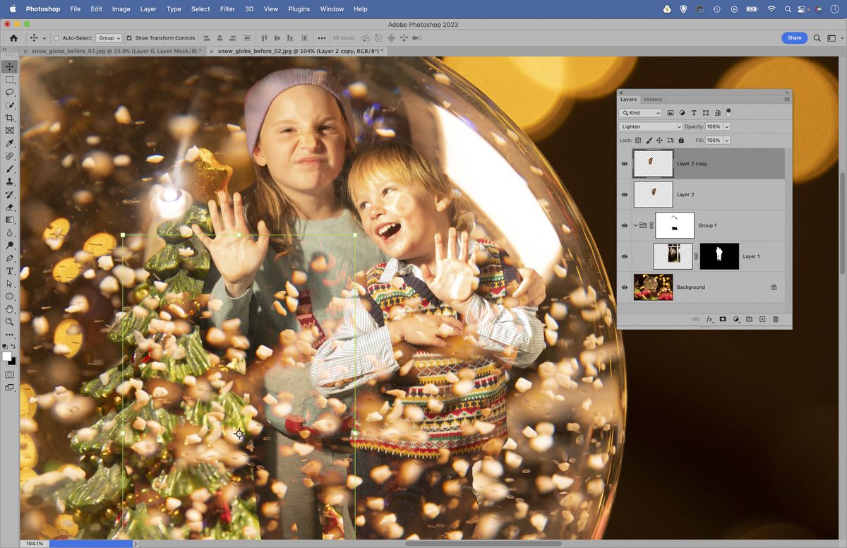 Create a fun snow globe composite in Photoshop this Christmas with ...