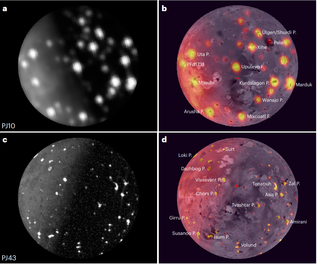 Jupiter's moon Io is covered in active volcanoes. Now we have the 1st ...