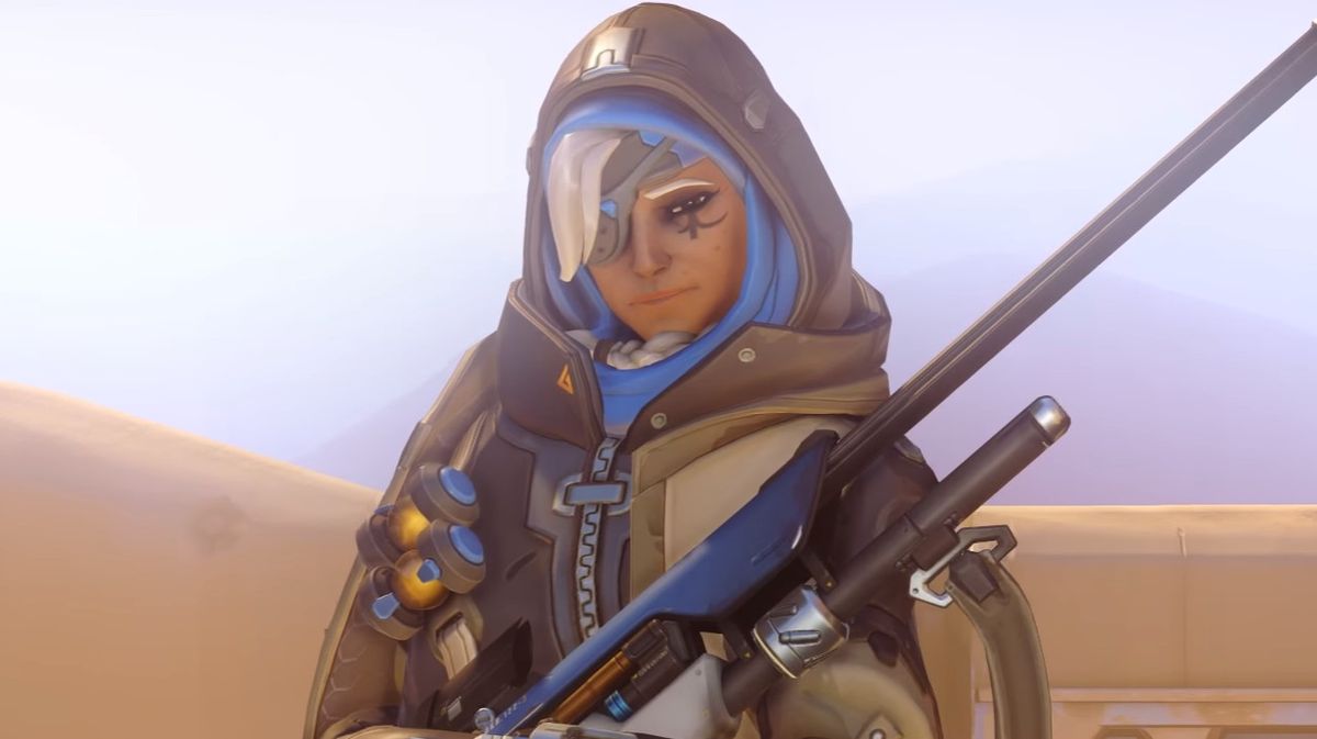 Watch Overwatch's first new character shoot her teammates with healing ...