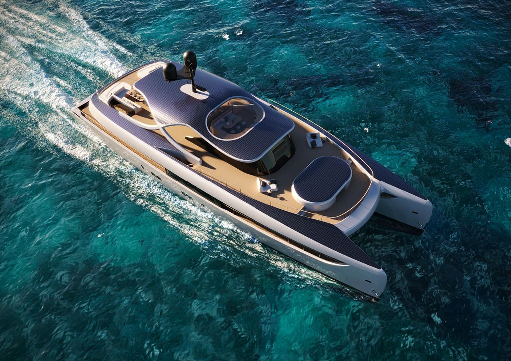 Design Miami: Yves Béhar debuts new hybrid-electric catamaran | Wallpaper*