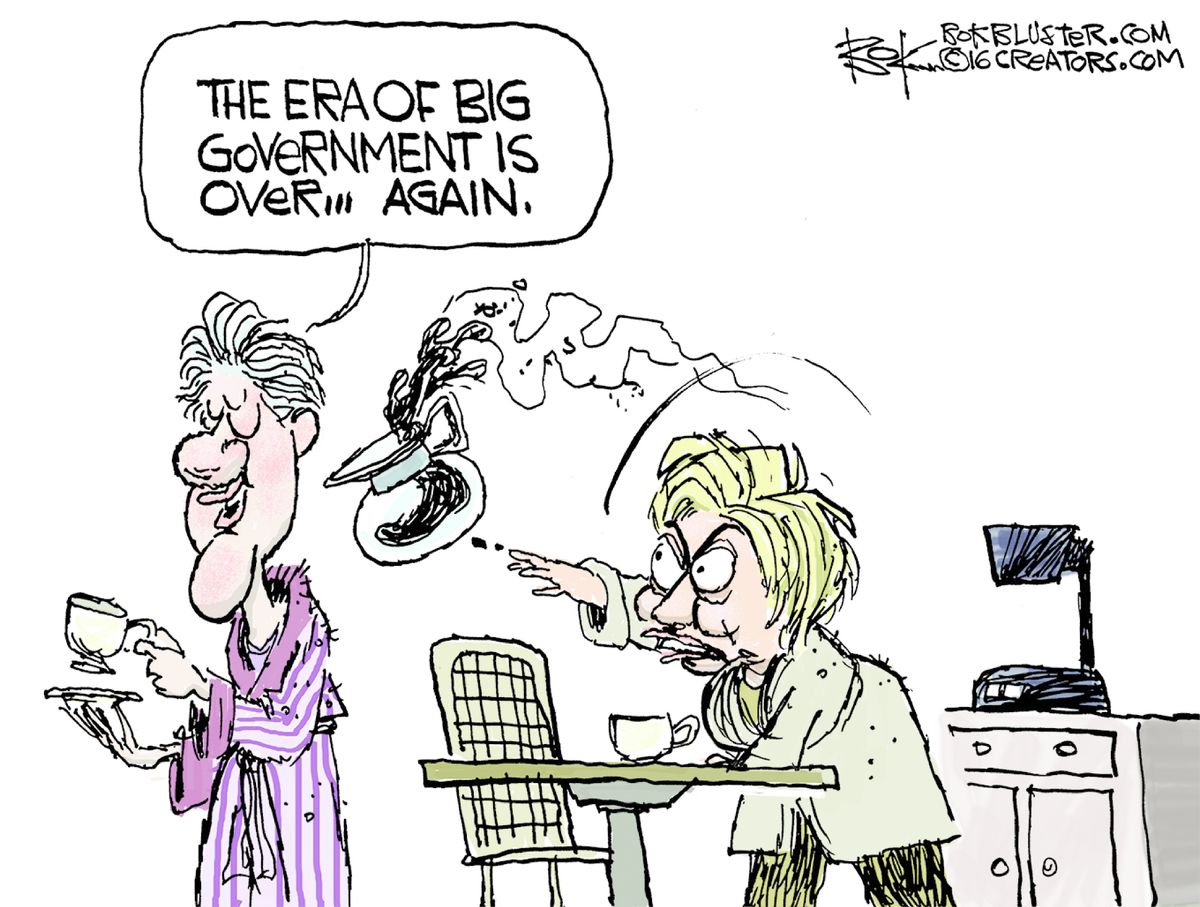 Political cartoon U.S. Clinton family | The Week