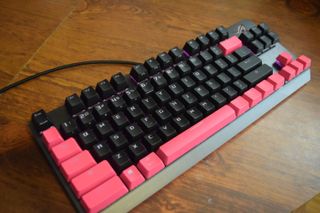 Asus ROG Strix Scope TKL Electro Punk Gaming Keyboard Review: Pink and ...