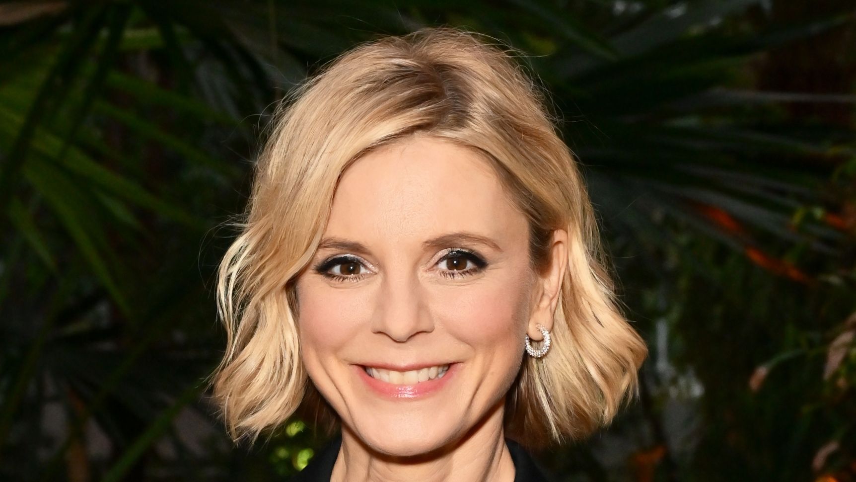 Emilia Fox's yellow Fair Isle jumper is a pop of colour for winter ...