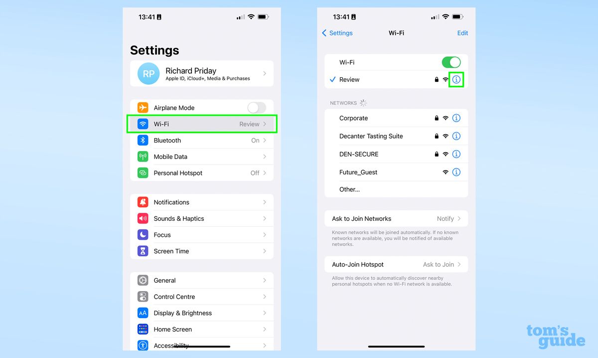How to find your Wi-Fi password on iPhone with iOS 16 | Tom's Guide