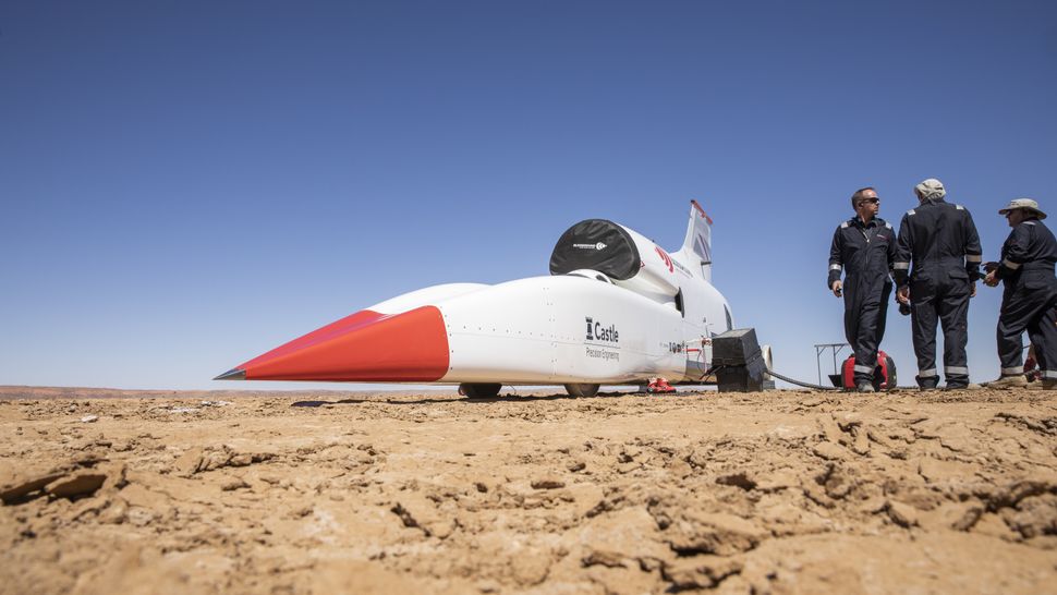 In Photos: 'Bloodhound' Car Has a Jet Engine. And It Could Break the ...
