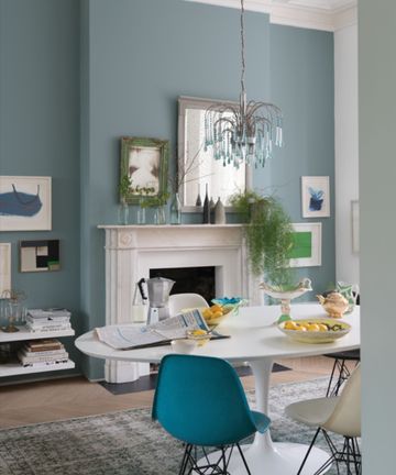 How to decorate with Farrow & Ball's Oval Room Blue | Homes and Gardens