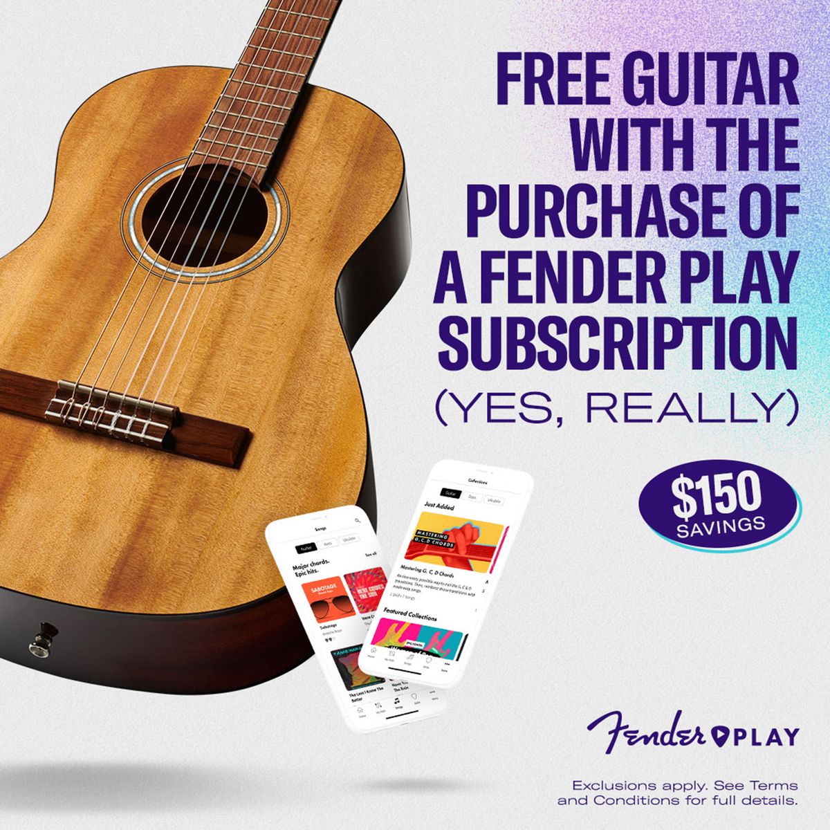 Grab a Fender Play subscription and claim a free guitar and starter ...
