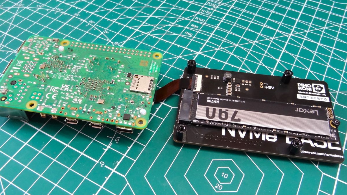 Pimoroni NVMe Base for Raspberry Pi 5 Review: NVMe for Me | Tom's Hardware