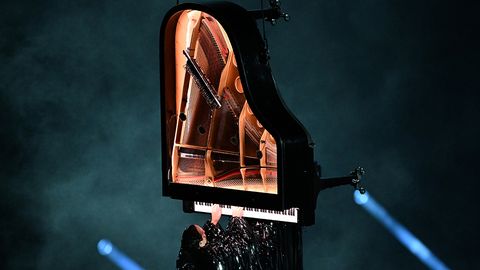 “The piano is my instrument, and I decided that by reversing it, you ...