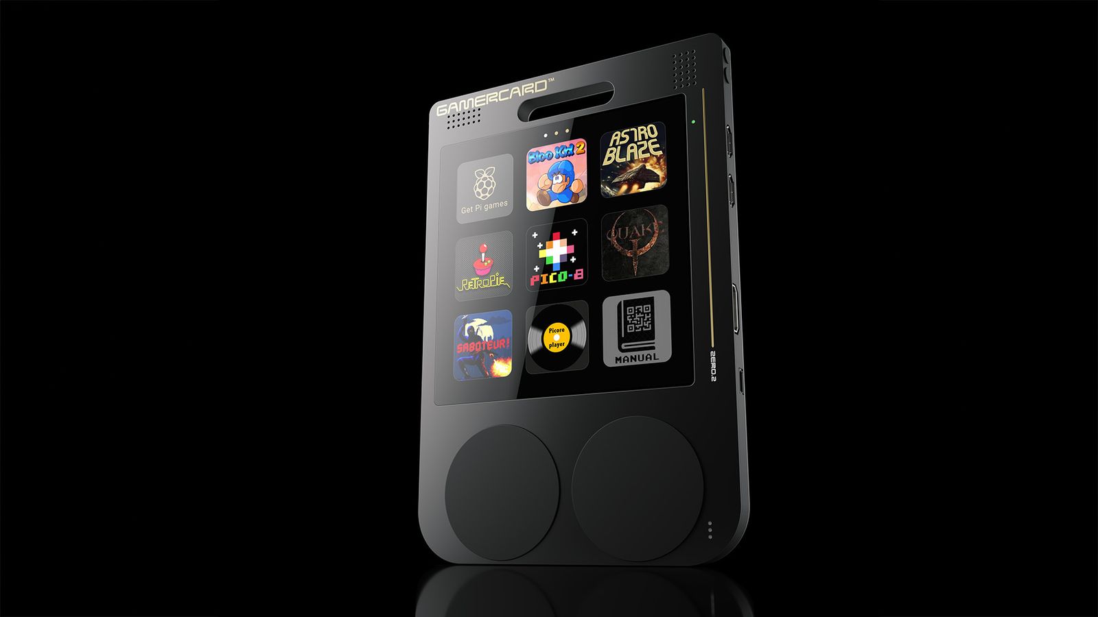GamerCard is a modern take on a retro gaming handheld, and steeped in ...